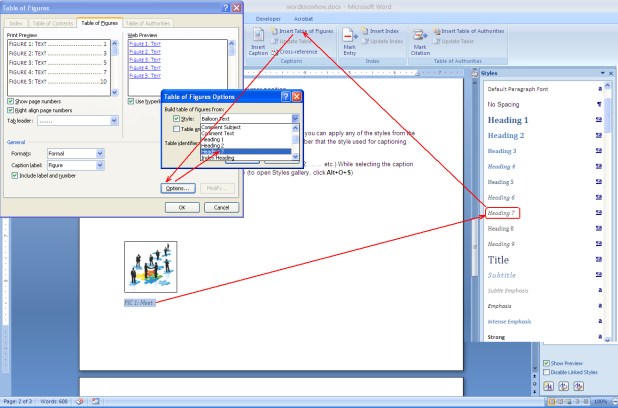 How to create Table of Figures in Word | MS Word Know How