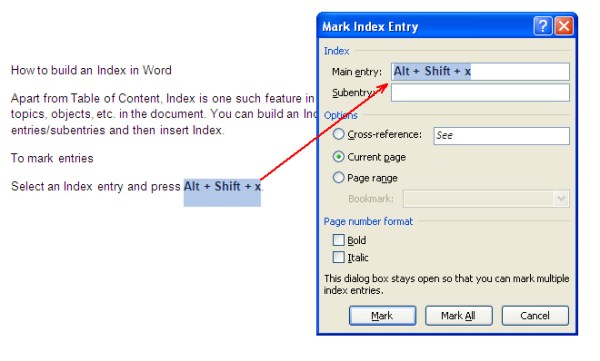 edit index entries | MS Word Know How