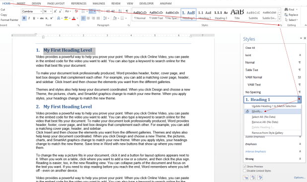 Fix multilevel list | MS Word Know How