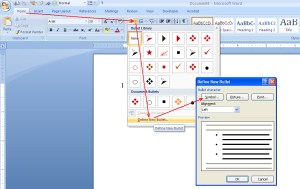 How to use symbols as new bullet points | MS Word Know How